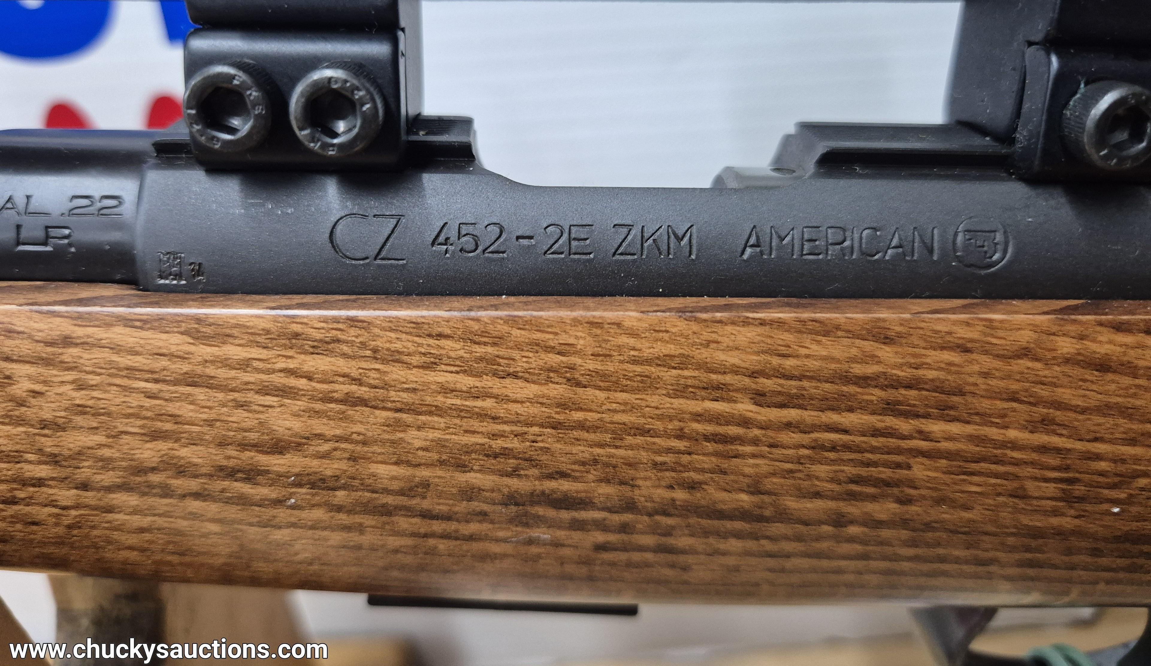 LOT 2002 CZ 452-2E ZKM AMERICAN 22LR FT889 - chuckysauctions.com